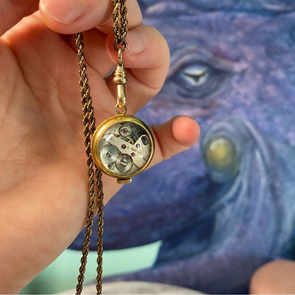 Jewelry | Vintage Crystal Lucid Ball Pocket Watch Pendant Fob | Poshmark